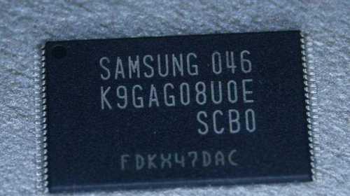 Nand-Flash SAMSUNG K9GAG08U0E новая прошитая