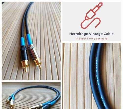 Межблочный 2*RCA кабель 0.5-5 м Hermitage Vintage