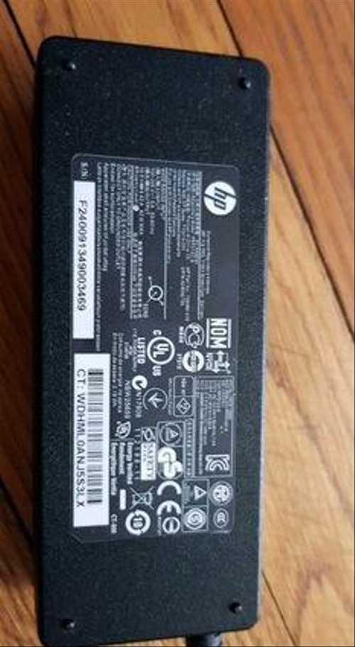 Зарядный блок питания ноутбука тв TV HP Lenovo