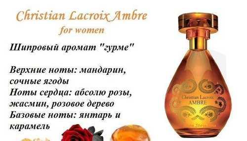 Парфюмерная вода Christian Lacroix Ambre