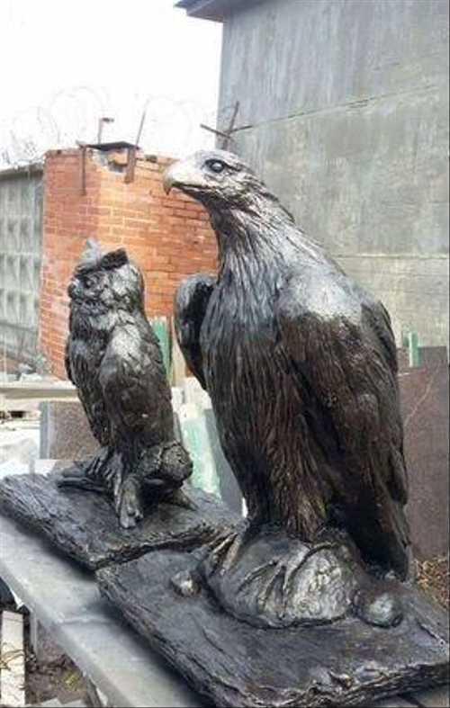 Скульптура Орел и Сова навершие столбов