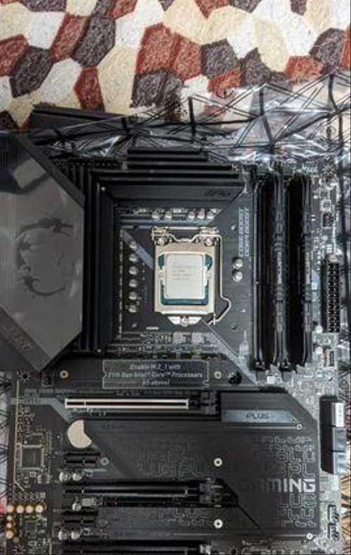 Комплект i9-11900F+MSI Z590 gaming+32gb crucial