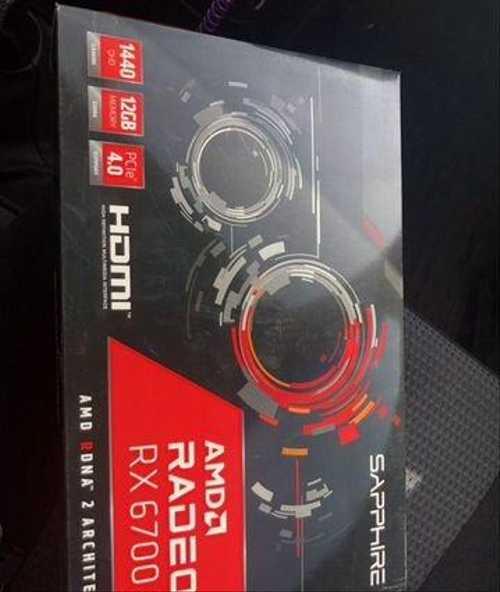Видеокарта Radeon rx6700xt