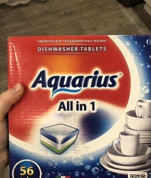 Таблетки для посудомоечных машин Aquarius 56 шт