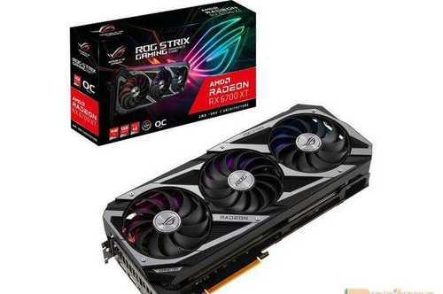 Видеокарта AMD RX 6700XT 12GB Asus Radeon Rog stri