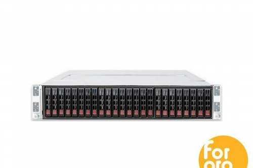 Сервер Supermicro X9DRT 24sff 8xE5-2630L 1024GB