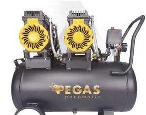 Бесшумный компрессор 50л. pegas pneumatic PG-2800