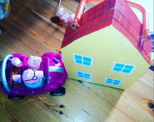 Кукольный дом, мебель, куклы, peppa pig