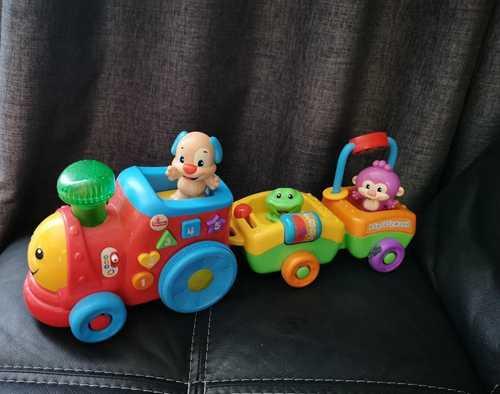 Паровоз обучающий fisher price