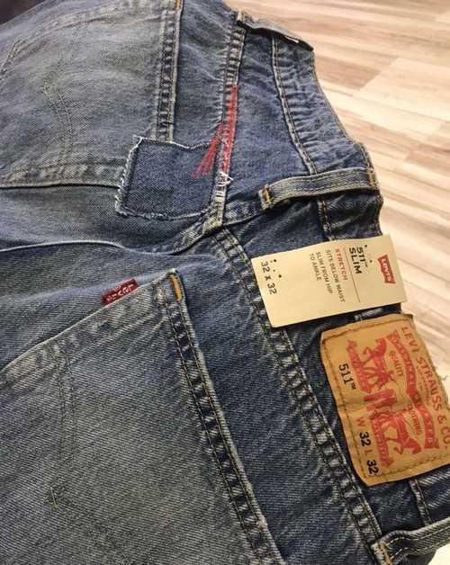 Джинсы Levi’s 511, размер 31X31 (32х32 по этикетке