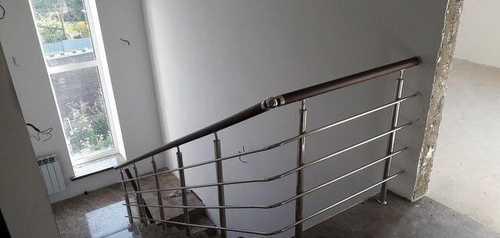 Ограждения из нержавеющей стали для балкона