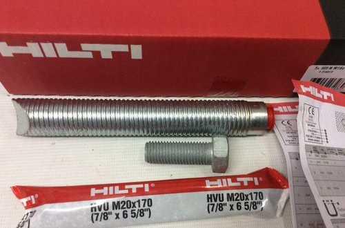 Анкер хилти м16. Hilti HVU m16x125. Анкер-капсула Hilti HVU 24х210 256696. Распорный анкер хилти м16.