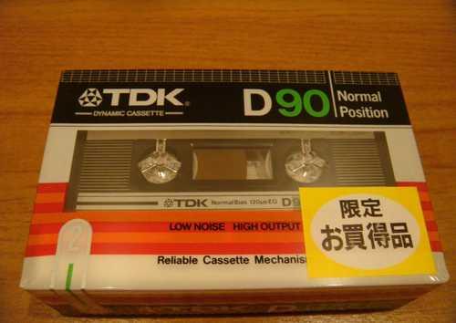 Аудиокассеты TDK D90 (Rare/Rare 1982 Japan) Pack2