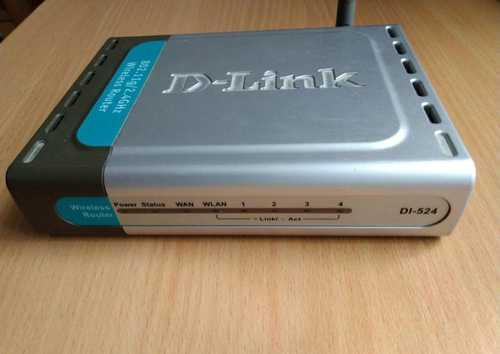 Беспроводной маршрутизатор (роутер) D-Link DI-524