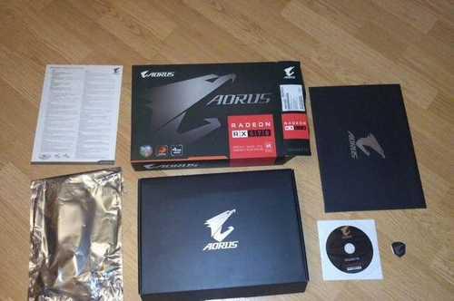 Коробка от видеокарты Gigabyte Aorus Radeon RX570