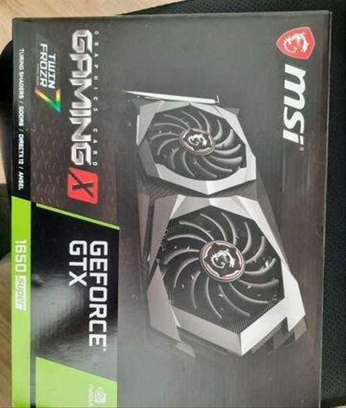 Видеокарта MSI GeForce GTX 1650 super gaming X