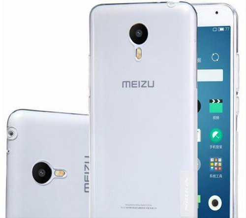 Силиконовый чехол для Meizu Metal белый (Nillkin)