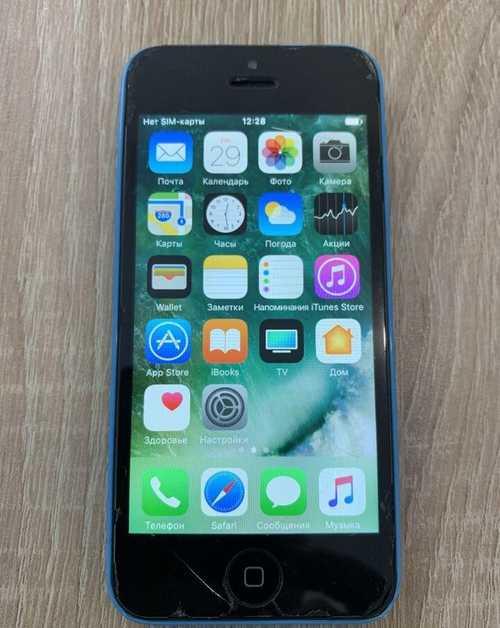 Смартфон iPhone 5c 16GB Blue