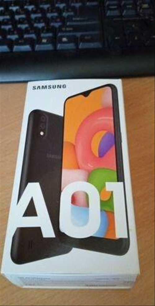Телефон Samsung Galaxy A01 16гб