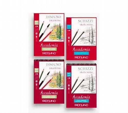 Альбом для эскизов Fabriano Academia, 120 г/м2, А5, 14,8*21 см, склейка, 5*50 листов
