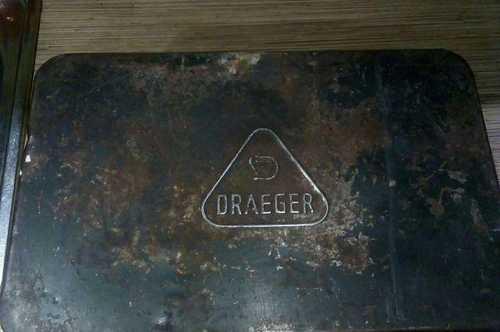 Трофейный немецкий ящик Draeger от патронов