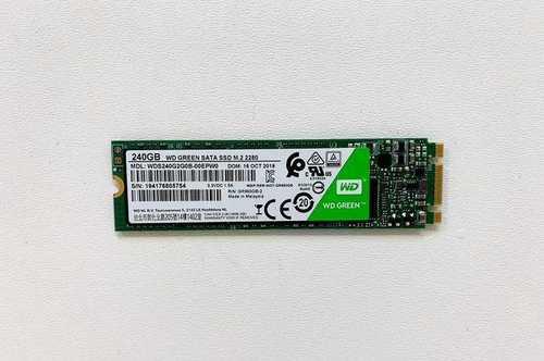 SSD М2 240GB WD Green