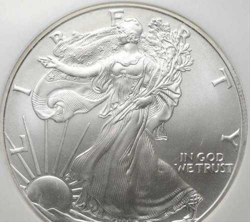 Монета 1 доллар 2003 Шагающая свобода США