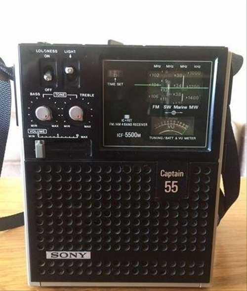 Радиоприемник Sony ICF-5500 с FM/AM/SW