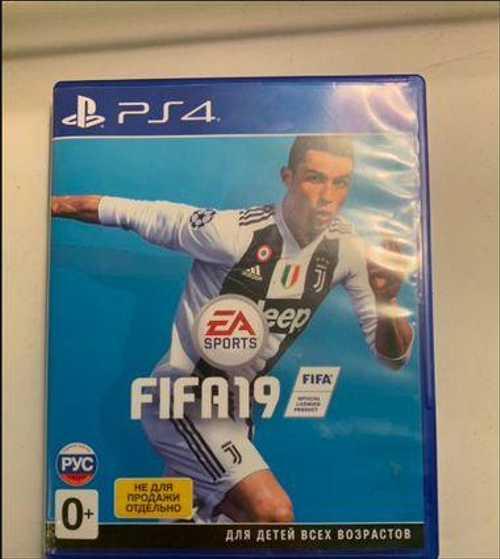 Диск fifa19 на PS4