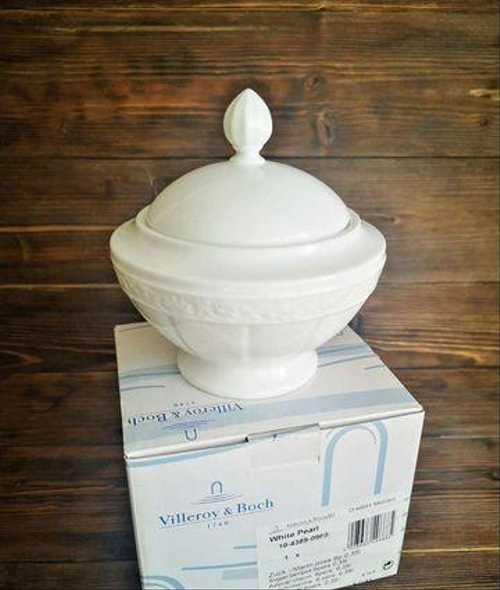 Сахарница Villeroy&Boch Gray Pearl, объем 0,35 л
