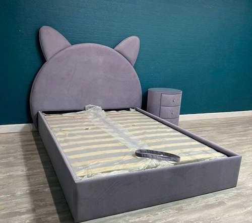 Детская кровать кошечка с орт. основанием