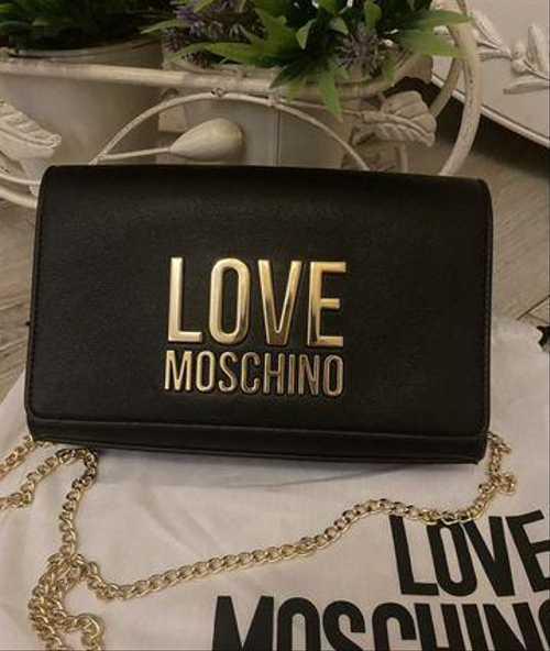 Сумка кросс-боди,клатчLove Moschino Новый