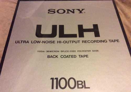 Катушка металлическая с лентой sony ULH 1100 новая