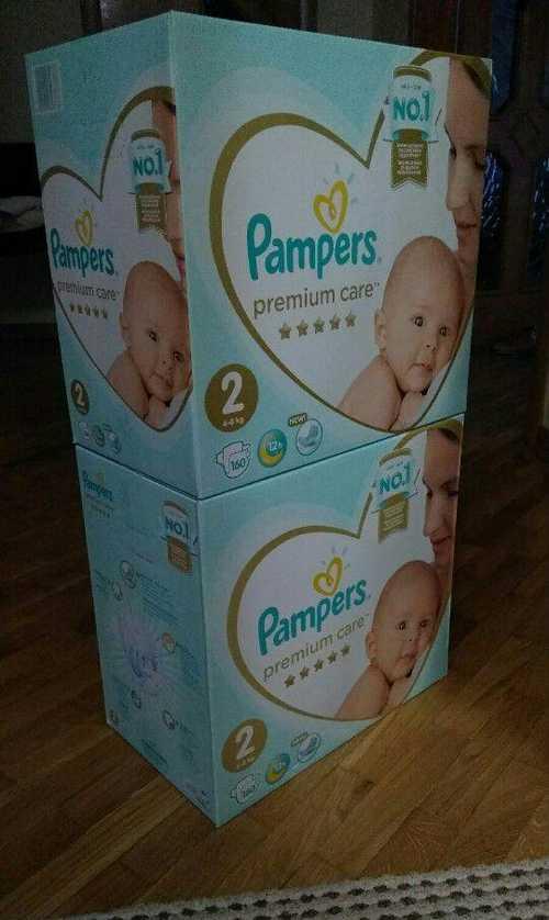 Подгузники Pampers premium care