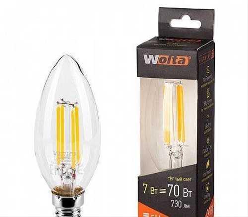 Лампа LED wolta filament 25ycft7E14
