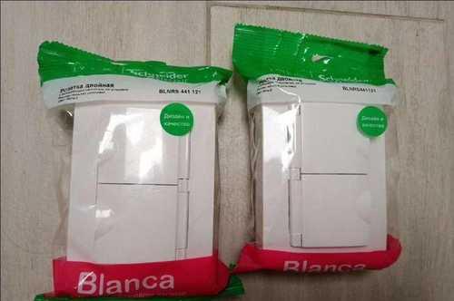 Розетка двойная Schneider Electric Blanca 16A 250