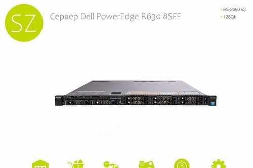 Сервер Dell Power R630 8SFF 2x E5-2660v3/128gb