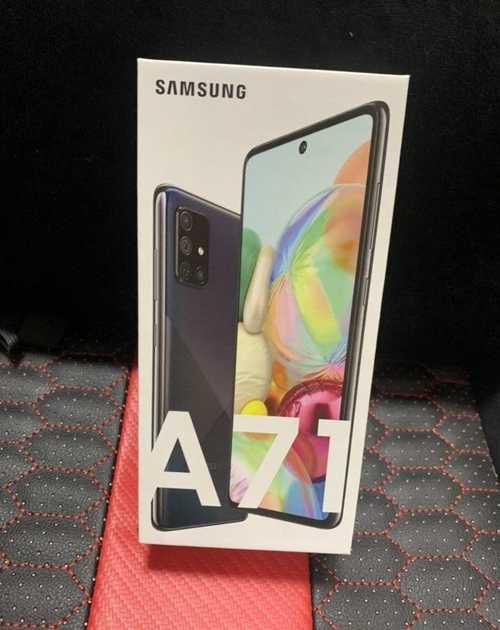 Телефон Samsung A71 чёрный