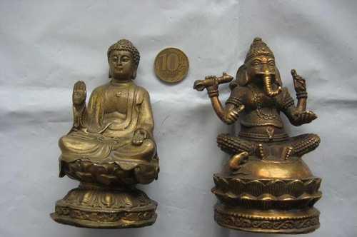 Статуэтки Будда Китай Тибет бронза
