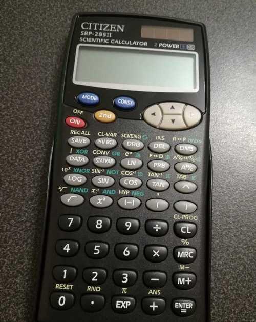 Научный калькулятор citizen SRP285II