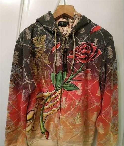 Мужская толстовка christian audigier. Оригинал. Но