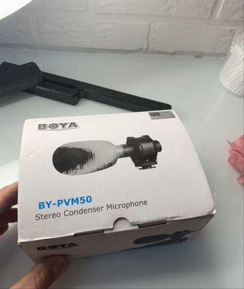 Компактный стерео микрофон Boya BY-PVM50