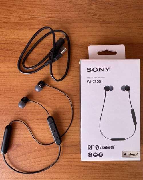 Беспроводные Bluetooth наушники Sony WI-C300