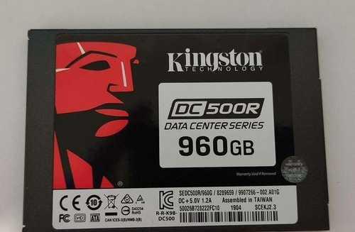 Серверный SATA SSD Kingston dc500r 960gb