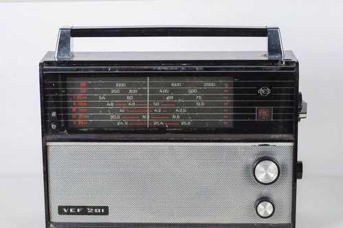 Переносной транзисторный радиоприёмник VEF-201