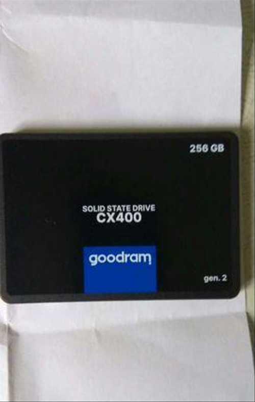 Жёсткий диск SSD 256 GB, Goodram CX 400
