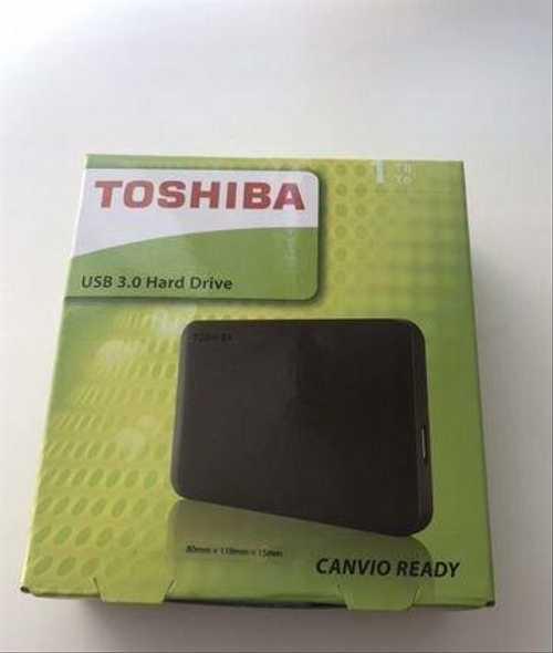 Внешний жесткий диск на 1Тб Toshiba