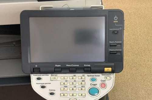Экран управления Konica Minolta biz hub c220, c280