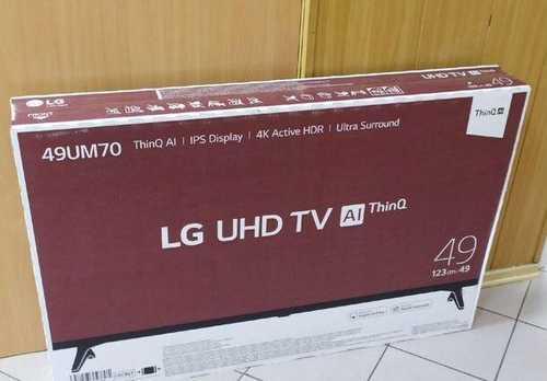 Новый тв LG 123см (Smart TV, чек, гарантия)