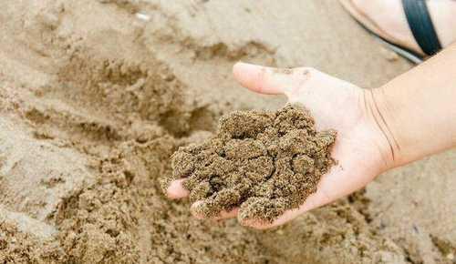 Песок для бетонных работ